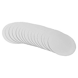 BCP 15PCS 3 inch Round Strong Double Adhesive Silicone Sticker Pad Wall Mount for Suction Hook