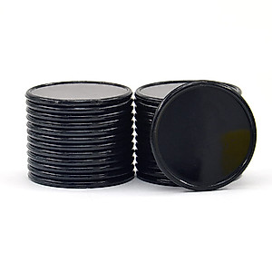 Qierlean 100 Pieces Counters Counting Chips Plastic Markers Multi Colors for Bingo Chips Game Tokens (Yellow)