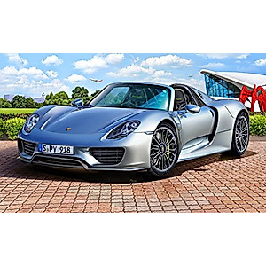 Revell of Germany 07026 Porsche 918 Spyder Model Kit, 19.4 cm Length, Various