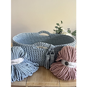 Crochet Baby Moses Bassinet