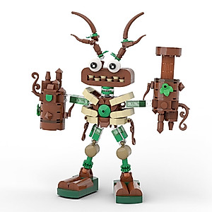 Epic Level Monster Singing Wubbox Building Block Set, Action Figures, Creative Toys, Collectibles, Birthday, Suitable for Boys and Girls Over 6+ Years Old (301 Pieces)