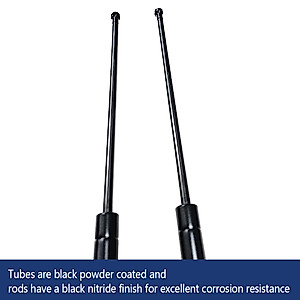 28Inch 300Lb Gas Struts Spring Shock Fit for Heavy-Duty Sled Trailer Tonneau Cover Trap Door Murphy Bed Truck Cover 1335N Gas Strut Shocks Lift Support Replace SF280M300 2Pcs