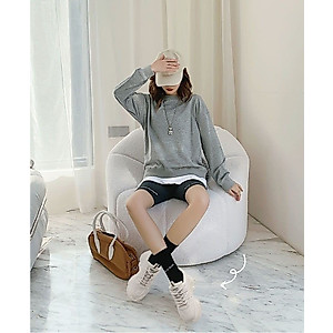 Tzsaixeh Women Walking Sneakers Casual Comfortable Breathable Lightweight Mesh Non Slip Fashion Shoes (Color : Black, Size : 5.5)