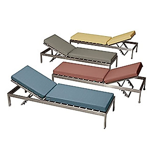 Duck Covers Classic Accessories Weekend Water-Resistant Outdoor Chaise Cushion, 80 x 26 x 3 Inch, Blue Shadow