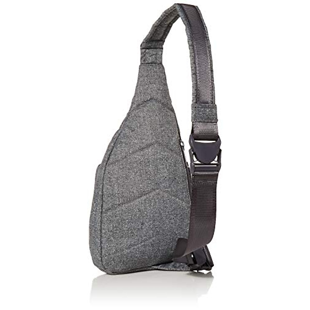 Vera Bradley Women's Recycled Lighten Up Reactive Mini Sling Backpack, Gray Heather, One Size