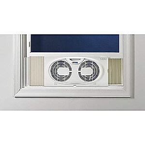 Lasko Twin Window Fan, Compact, White