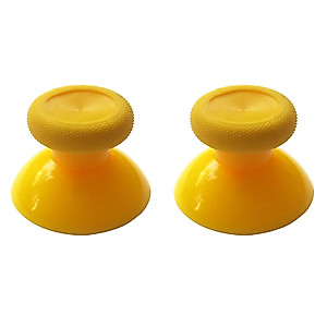 OSTENT 6 x Colorful Analog Stick Cap Replacement for Microsoft Xbox One Controller - Color Yellow