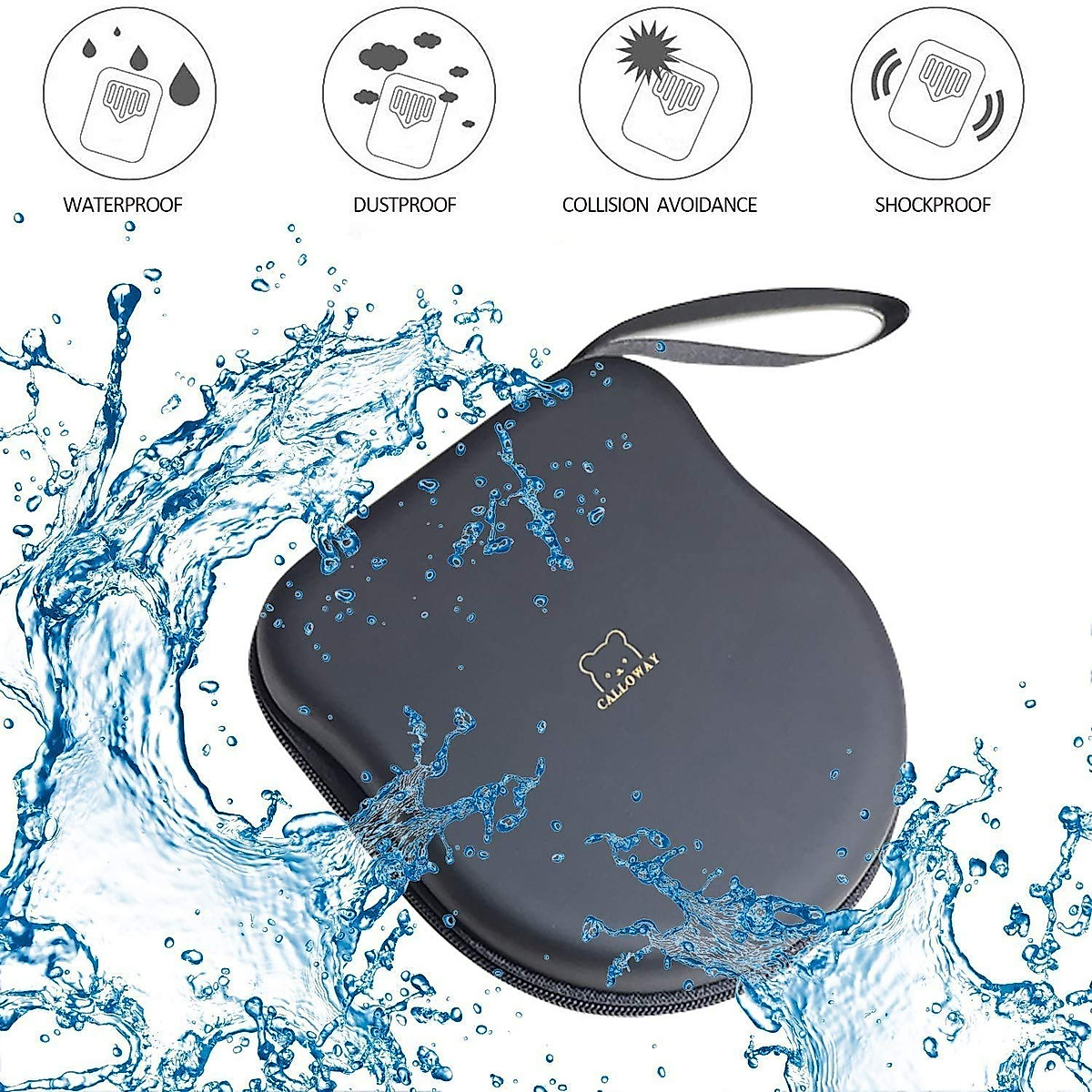 Kalimba Thumb Piano 17 Key,Rainbow Clear Crystal Acrylic Finger Piano Transparent Body Cute Bear Shaped Kalimba With Case Gifts for Kids Adult Beginners with Tuning Hammer (Rainbow)