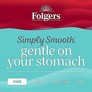 Folgers Simply Smooth Mild Roast Ground Coffee, 11.5 Ounces
