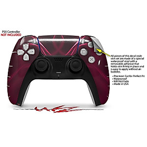 WraptorSkinz Skin Wrap compatible with Sony PS5 DualSense Controller Abstract 01 Pink (CONTROLLER NOT INCLUDED)