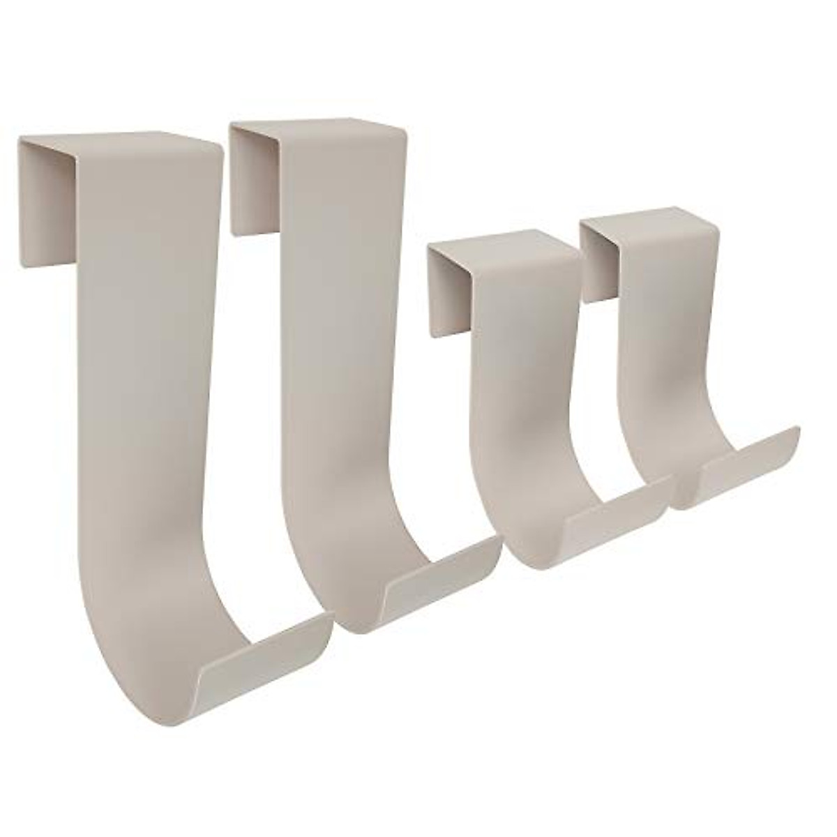 MIDE Products 23SET-T Fence Hooks, Fits 1-3/4 Inch to 2-1/8 inch Railing, Tan/Beige