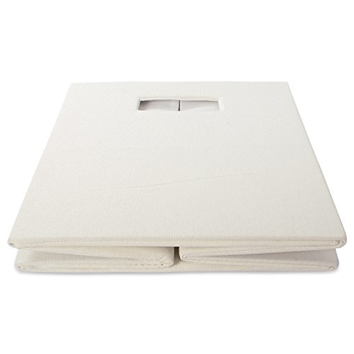 DII Poly-Cube Storage Collection Hard Sided, Collapsible Solid, Large, Off White