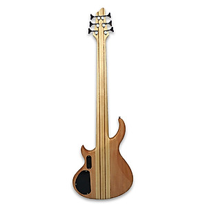 Fretless 6 String Electric Bass Guitar Millettia Laurentii+Okoume body