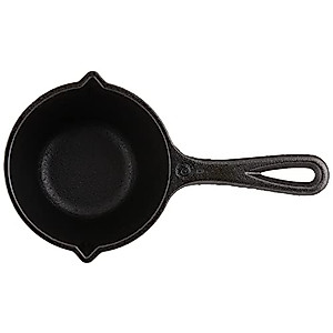 Lodge Cast Iron Silicone Brush Melting Pot, 15.2 oz, Black
