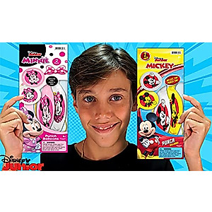 JA-RU Disney Micky & Minnie (12 Balls in 6 Packs) Punch Balls Balloons Fidget Ball Inflate & Punch Fidget Toy Inflatable Big Bounce Ball Stress Relief Punching Bag Toy for Kids. Ass-7807-6