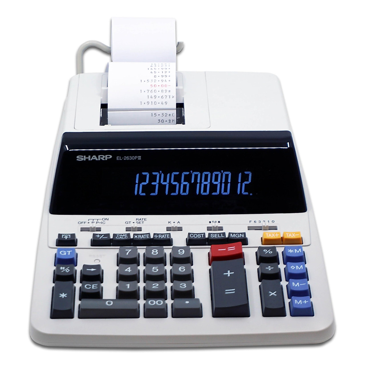 Sharp® EL-2630PIII Printing Calculator