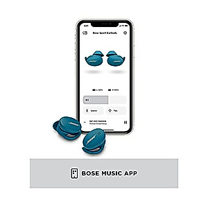 Bose Sport Earbuds - True Wireless Earphones - Bluetooth In Ear Headphones for Workouts and Running, Baltic Blue