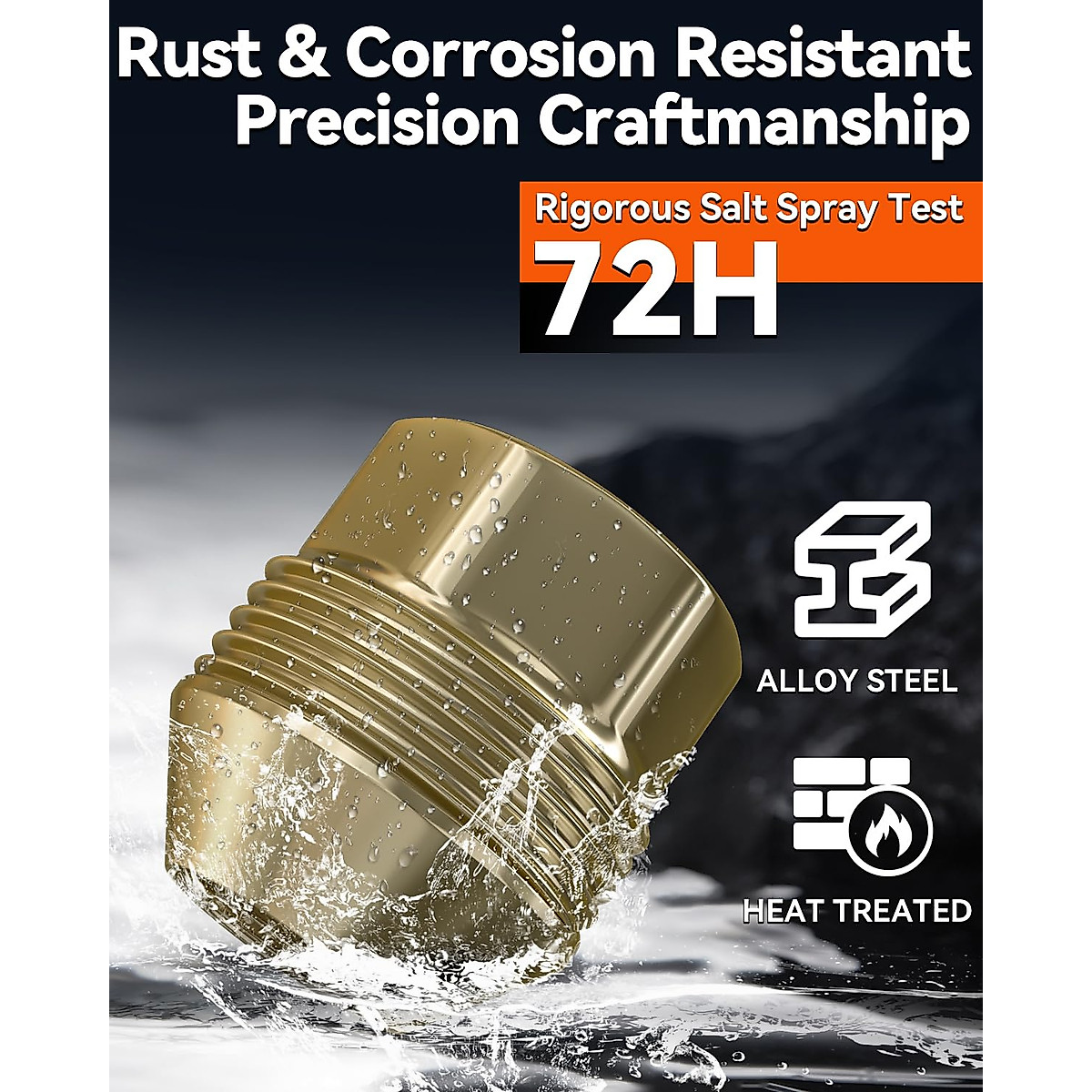 YIZBAP 24PCS 14x1.5 OEM Factory Lug Nuts,1.12" Tall Open End Bulge Acorn M14x1.5 Lug Nuts for Silverado Suburban Express Sierra 1500 Avalanche Escalade