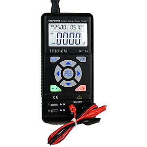Tekpower TP3016M Portable Handheld Variable DC Power Supply with USB Port 0.3V - 12V @ 0-3.75A or 0.3V-30V@ 1.6A with VC and CC Control