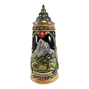 Matterhorn Switzerland German Beer Stein .5L New Mug Germany Limited Edition - Christmas Ornament and Holiday Gift