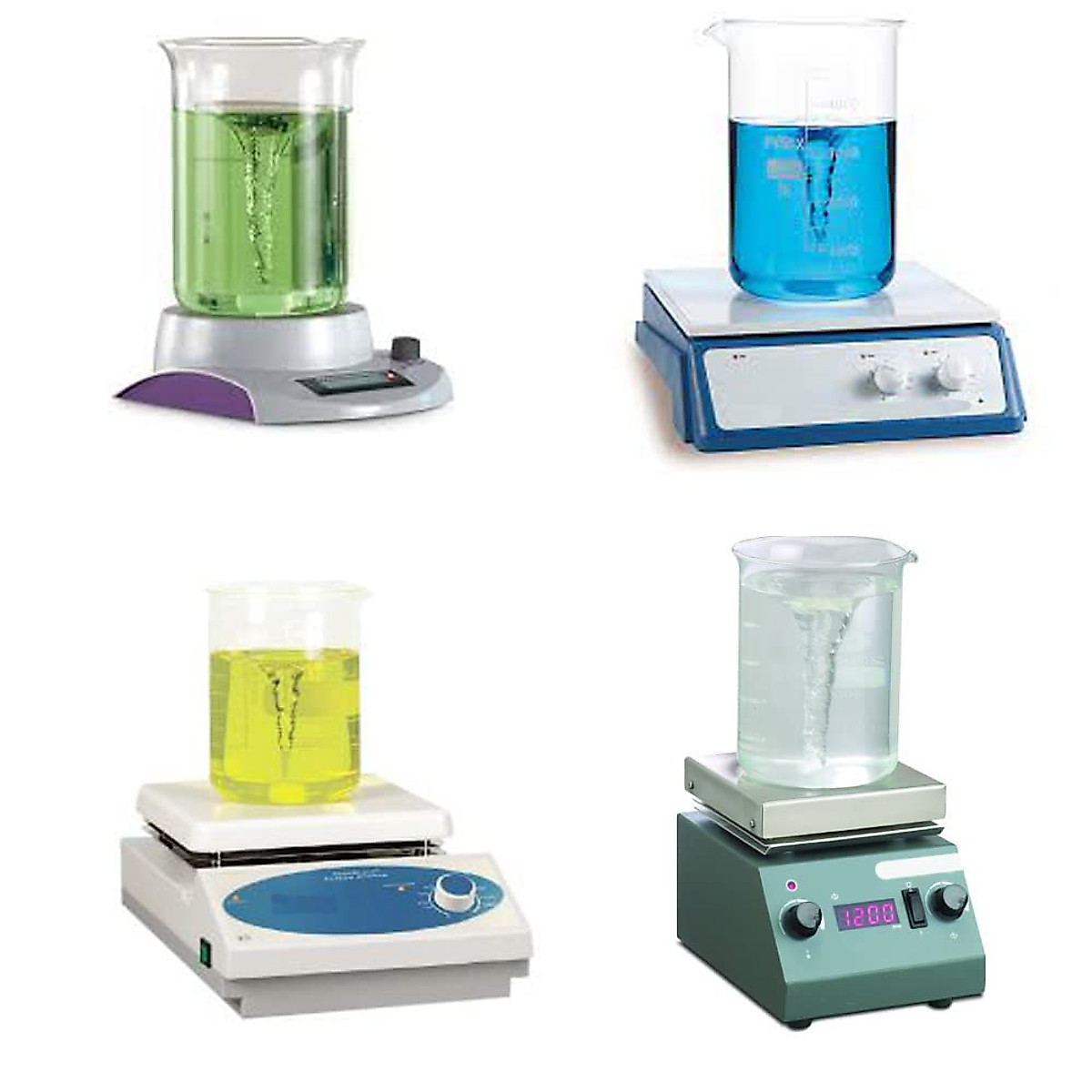 16 PCS PTFE Magnetic Stirring Bar Set - Laboratory Stirrer Mixer Bar - Stir Plate Magnet Bar Rod Stick - Spinning Spin Mixing Bar for Lab (8 Big + 8 Small)