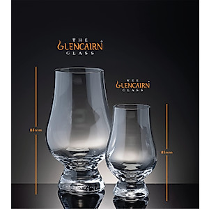 The WEE Glencairn Crystal Whiskey Glass, Miniature Whisky Tasting Glass, Set of 12