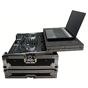 Harmony Audio HCNS6IILT Flight Glide Laptop Stand DJ Custom Case Compatible with Numark NS6 II