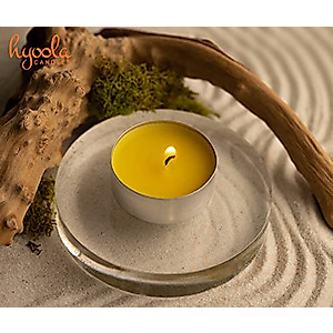 Tealight Citronella Candles - Anti Mosquito Candle - 4 Hour Burn - 100 Pack - DEET Free