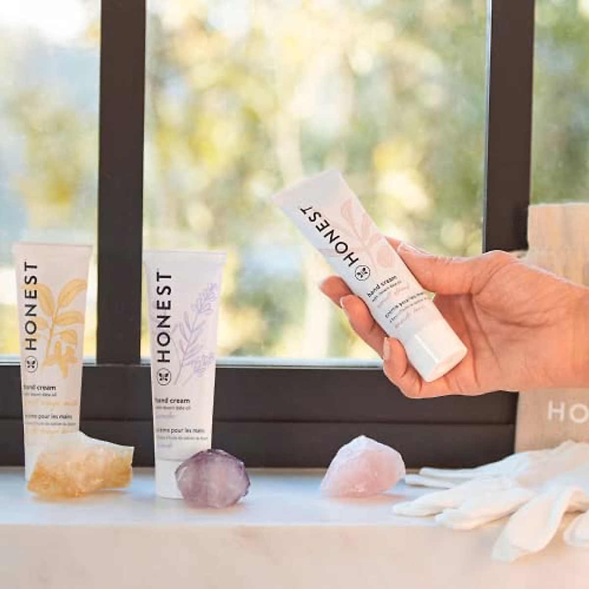 The Honest Company Moisturizing Hand Cream | Antioxidant-Packed for Dry Skin | Hypoallergenic, Dermatologist Tested, Cruelty Free | Lavender, 1.7 fl oz