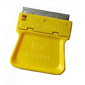 2 Original Mini scraper with Metal Blade Carded U.S. Made Razor Scraper