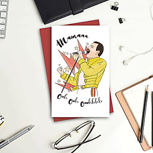 BFTETYU Funny Birthday Card for Mom, Mother's Day Card for Mom, Happy Mom Birthday Card Gifts from Daughter, Son, Humorous Greeting Card for Mom