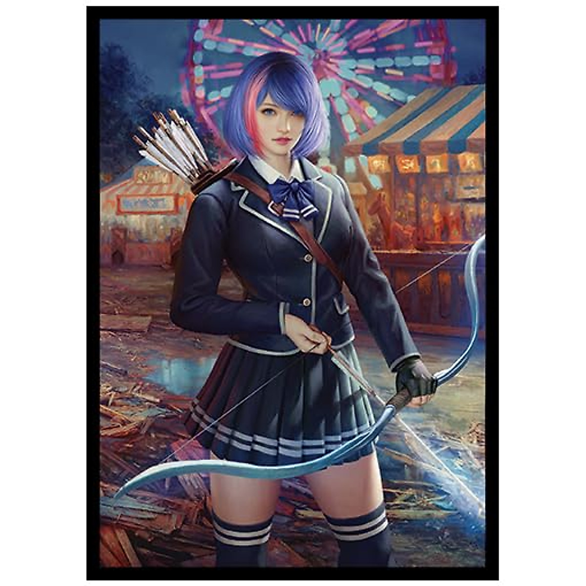 Aurora - Festival Face Off - 100 Matte TCG Card Sleeves (FN60S) - Fantasy North (Standard)