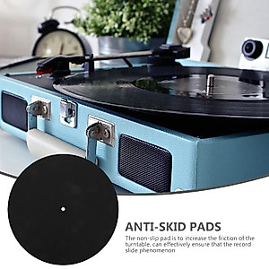 Milisten Turntable Mat 7 Inch 3mm Thickness Felt Disc Pad Vinyl Record Mat