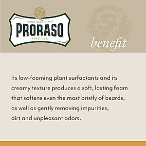 Proraso Beard Wash - Wood and Spice, 6.8 Fl Oz