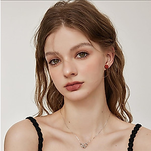 SIISPRI 316L Surgical Stainless Steel Ladybug Earring Round Circle Button Stud Post Earrings 10MM (silver)