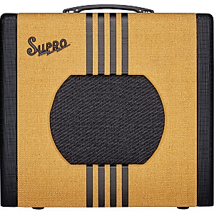 Supro Delta King 10 1 x 10-inch 5-watt Tube Combo Amp - Tweed and Black