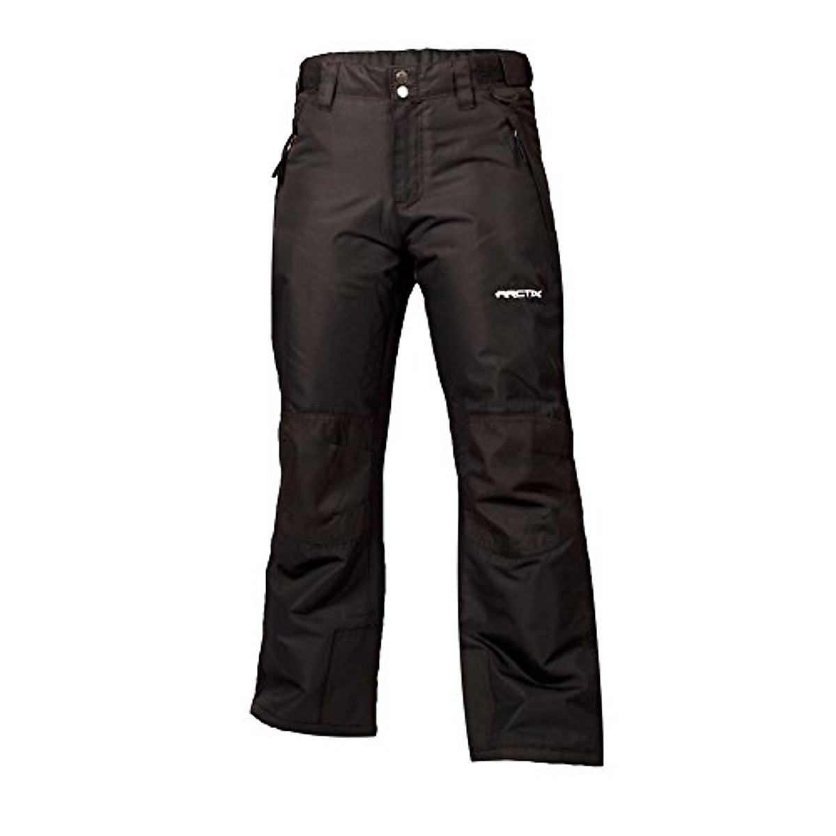 Arctix Kids Snow Pants with Reinforced Knees and Seat, Black, X-Small