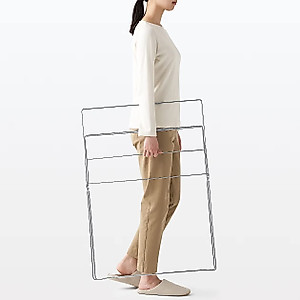 無印良品 MUJI 44901755 Stainless Steel Small Indoor Drying