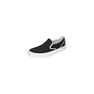 Hurley Women's Kayo Canvas Sneakers, Black/Pink, 6.5