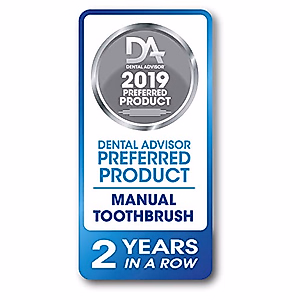 Brilliant Kids Toothbrush, For Kids Ages 5-9 Years Old, Round Brush Head -Soft Bristles, Royal Blue, 3 Count