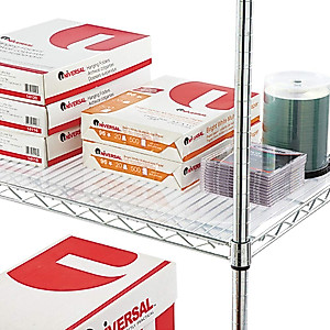 Alera ALESW59SL4824 Plastic 48 in. x 24 in. Shelf Liners For Wire Shelving - Clear (4/Pack)