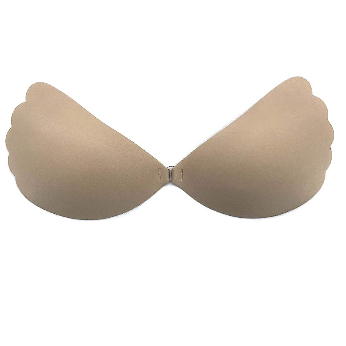 Women Bra,JFLYOU Ladies Ventilation Invisible Bras Fashion Close The Invisible Paste Stealth Bra(Khaki,C)