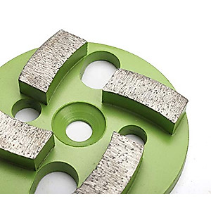 Metal Diamond Floor Polishing Pads 3-Pcs Concrete Grinding Discs 30 Grits