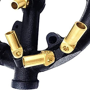 Joywayus Propane Gas Jet Burner 10 Tips for Wok Range,Stir Fry,Grilling,Cast Iron Body Round Nozzle Jet Burner