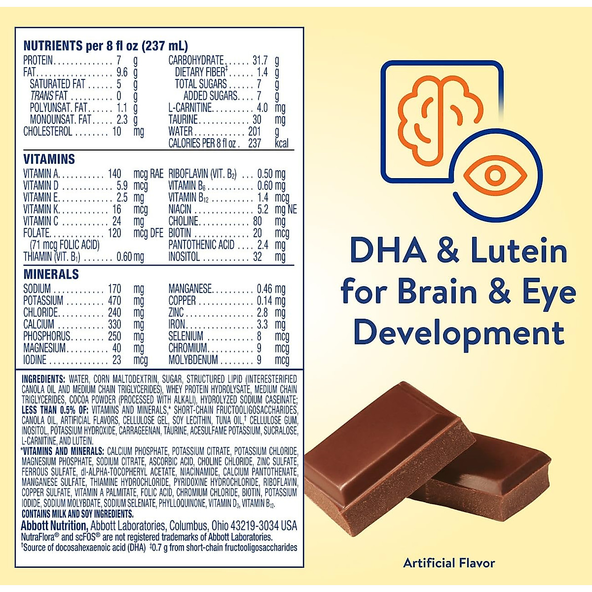 PediaSure Peptide 1.0 Cal,24 Count,Complete,Balanced Nutrition for Kids with GI Conditions,Peptide-Based Formula,with 7g Protein and Prebiotics,for Oral or Tube Feeding,Chocolate,8-fl-oz Bottle