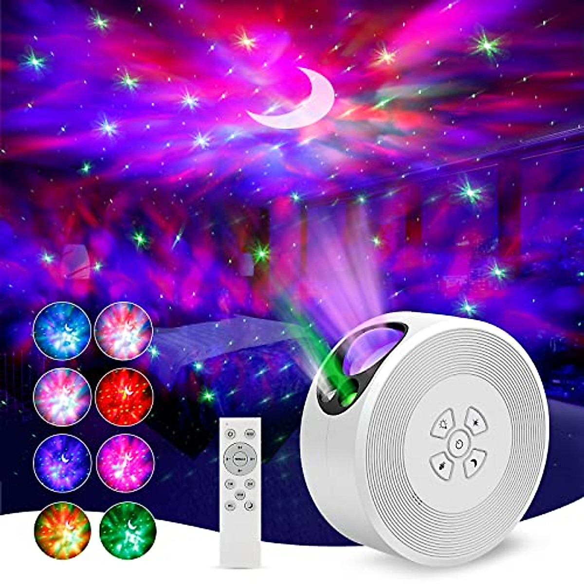Star Projector - YOTUTUN LED Galaxy Night Light Projector, Nebula Lamp with Remote Control and Timer Design Galaxy Projector for Kids Room Decor/Bedroom Decor/Party/Home Theater