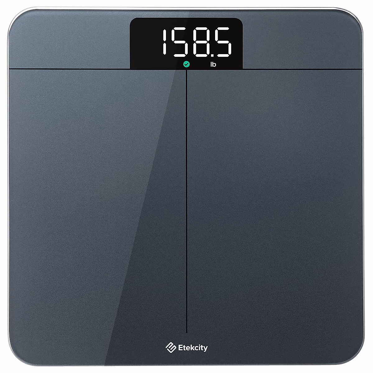 Etekcity Scale for Body Weight, Digital Bathroom Scale for People, Accurate to 0.02kg/0.05lb & Large LED Display, Weight Verification, Tempered Glass, 400 lbs