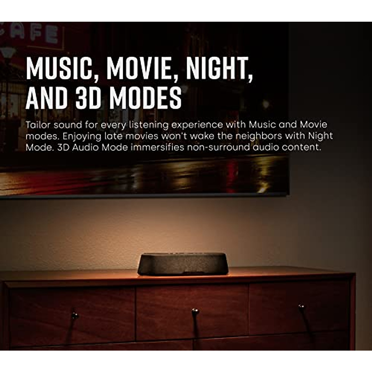 Polk MagniFi Mini AX Sound Bar (2022 Model), Dolby Atmos and DTS:X Certified, Polk's Patented VoiceAdjust & SDA Technologies, Ultra-Compact Design, Easy Setup,Black