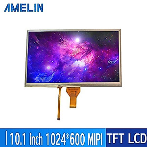 SANZAMELIN 10.1-inch 1024 * 600 Resolution MIPI Interface TN LCD Screen Resistance TP Touch Screen