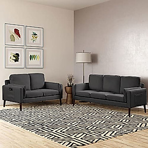 LifeStyle Solutions Sofa, Black